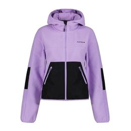 Icepeak Fleeceshirt LAVENDER mit Logoprägung auf der Brust, lila