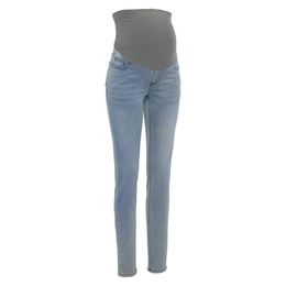 Neun Monate Umstandsjeans, Jeans für Schwangerschaft und Stillzeit, Umstandsjeans aus trendigem Jogg-Denim, blau