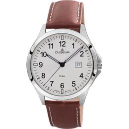 Dugena Herrenuhr "4460990", braun