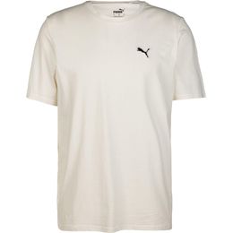 Puma® T-Shirt, Baumwolle, Logo-Applikation, für Herren, weiß, M