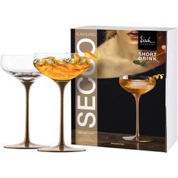 Eisch Cocktailglas SECCO FLAVOURED, Kristallglas, Short Drinks, 2-teilig, Made in Germany, orange