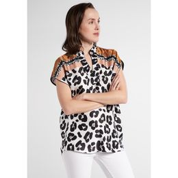 Eterna Shirtbluse &raquo;LOOSE FIT&laquo; beige 44 44 Stehkragen