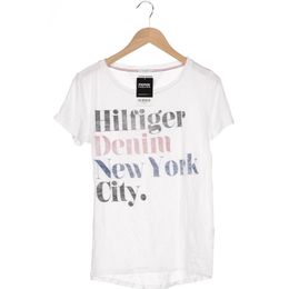 Hilfiger Denim Herren T-Shirt, weiß