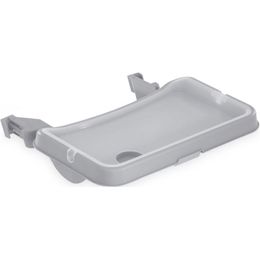 hauck Hochstuhltablett Alpha Tray Tischaufsatz, grey, Kunststoff, für Hochstühle Alpha+ und Beta+, grau