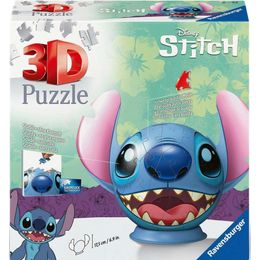 Ravensburger 3D-Puzzle Disney Stitch mit Ohren, 72 Puzzleteile, Made in Europe, bunt