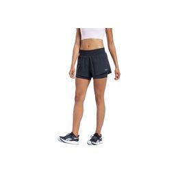 Reebok Laufshorts RUNNING TWO-IN-ONE SHORTS, schwarz