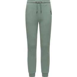 Ragwear Jogginghose Barsy gemütliche Jungen Sweathose mit Kordelzug, grün