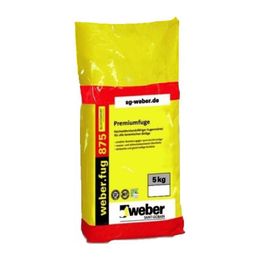 Weber Saint Gobain - weber.fug 875 BlueComfort, 5kg - Premiumfuge, zementgrau