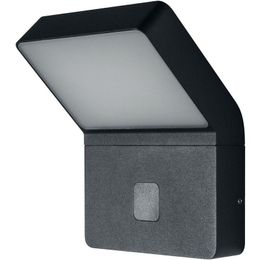 LEDVANCE Led Wand- und Deckenleuchte, Leuchte für Außenanwendungen, Warmweiß, Integrierter Tageslicht- und Bewegungssensor, Endura Style Wall Wide Sensor