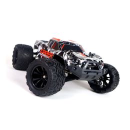 ES-Toys RC Elektro Monster Truck Gaser 900 1:14, bis 40 km/h schnell, Allrad schwarz/orange