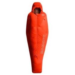 Mammut Schlafsack Protect Down Bag -18C, safety orange, L Schlafsackverwendung - Winter, Komforttemperatur - -10 bis -6°C, Schlafsackfarbe - Orange, Schlafsacklänge - 185 bis 195 cm,