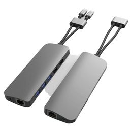 HYPER Laptop-Dockingstation HYPER USB-C® Dockingstation HD392 Passend für Marke: Apple integrier