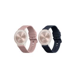 kwmobile Uhrenarmband 2x Sportarmband für Garmin vivomove Sport / Forerunner 245 / 55