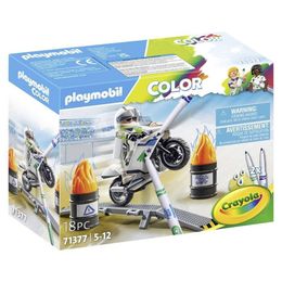 Playmobil® Konstruktions-Spielset Color: Motorrad