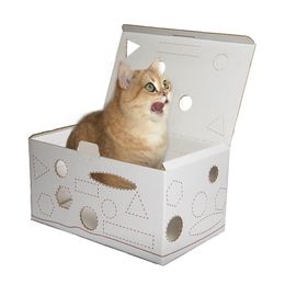 CatSnackBox Tier-Beschäftigungsspielzeug Die original CatSnackBox