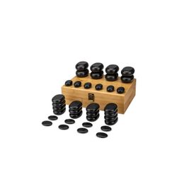 Habys Massageliege Hot Stone Massagestein-Set 36