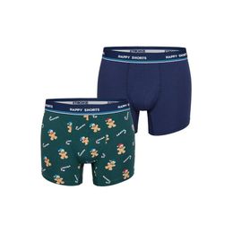 Happy Shorts Retro Pants XMAS (2-St) Retro-Boxer Retro-shorts unterhose