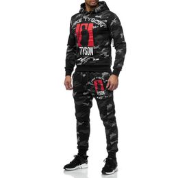 Code47 Jogginganzug Herren Jogginganzug Boxing Camouflage Trainingsanzug Sportanzug Fitnes (Sportanzug Trainingsanzug Fitnessanzug