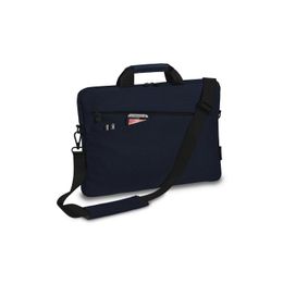 PEDEA Laptoptasche Notebooktasche Fashion bis 43,9 cm (bis 17,3), dicke Polsterung und ein fleeceartiges, weiches Innenfutter, blau|schwarz