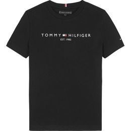 Tommy Hilfiger T-Shirt Jungen Gr&ouml;&szlig;e 104 schwarz / wei&szlig;