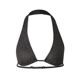 Calvin Klein Swimwear Bikinitop Damen Größe 75 schwarz / silber / weiß