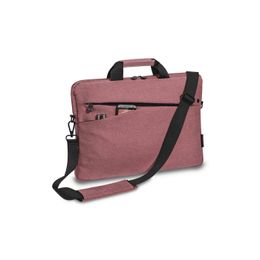 PEDEA Laptoptasche Notebooktasche Fashion bis 39,6 cm (bis 15,6), dicke Polsterung und ein fleeceartiges, weiches Innenfutter, rosa|schwarz