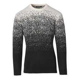 KOROSHI Pullover Herren Gr&ouml;&szlig;e XXL grau / schwarz / wei&szlig;
