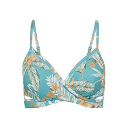 Sunseeker Bikini Top 'Suva' female Blue, Orange size 34