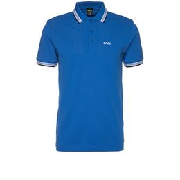 BOSS Poloshirt 'Paddy' Herren Größe XXXL royalblau / schwarz / weiß