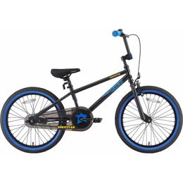 BMX-Rad Bikestar Fahrräder Gr. 26 cm, 20 Zoll (50,80 cm), schwarz Kinder Fahrräder