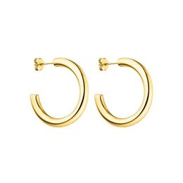 PURELEI Paar Creolen Schmuck Geschenk Kumu O Ohrringe, 2024-Earring-KumuOCreole, gelb|goldfarben