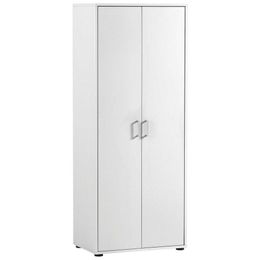 Schildmeyer Aktenschrank Baku Stauraumschrank, 65x163 cm, Türen mit Soft-Close-Funktion, weiß