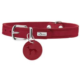 Hunter Tierbedarf Hunde-Halsband Halsband Aalborg rot