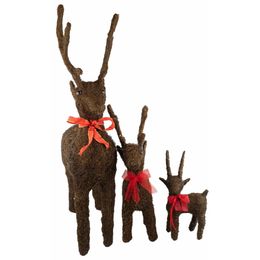 GerrysGardenAustria Dekofigur Winterlicher Weihnachtsdekoration Elch -