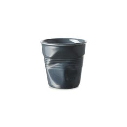 REVOL Espressotasse Knickbecher Tasse Espresso graphite 80ml, Porzellan
