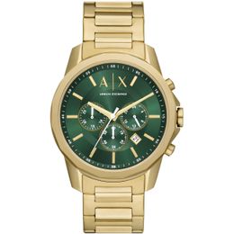 Chronograph Armani Exchange "AX1746" Armbanduhren goldfarben Herren Quarzuhren