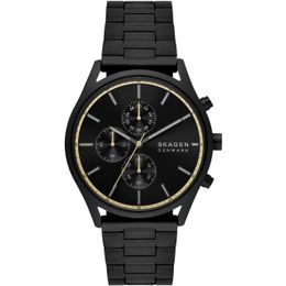 Chronograph Skagen "HOLST CHRONOGRAPH, SKW6910" Armbanduhren schwarz Herren Quarzuhren