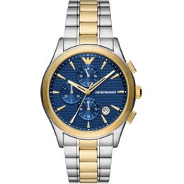 Chronograph Emporio Armani "AR11579" Armbanduhren silberfarben (silberfarben, goldfarben) Herren Hochzeitsmode