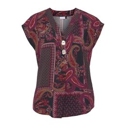 Lascana Bluse Damen Gr&ouml;&szlig;e S mandarine / bordeaux / dunkelrot / schwarz