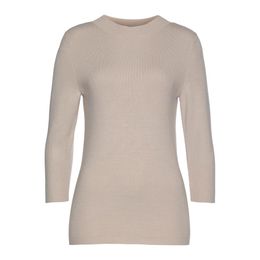 Lascana Pullover Damen Gr&ouml;&szlig;e XXS/XS beigemeliert