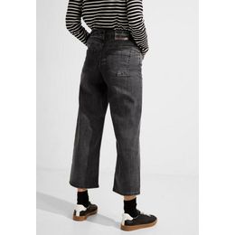 Cecil 7/8-Jeans aus Baumwolle mit Stretchanteil, grau