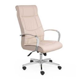 JVmoebel Bürostuhl Stuhl Beige Bürostuhl Schreibtisch Drehstuhl Sessel Stühle Chefsessel (1 St)
