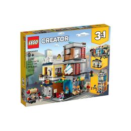 Lego® Konstruktionsspielsteine Lego® Creator 31097 Stadthaus mit Zoohandlung & Café