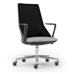 JVmoebel Bürostuhl Luxus Schwarz Büro Stühle Modern Polster Stuhl Design Möbel Stühle (1 St)