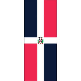 flaggenmeer Flagge Flagge Dominikanische Republik 110 g/m² Hochformat