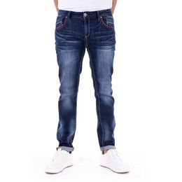 Blue Monkey 5-Pocket-Jeans Freddy Contrast bold stitch