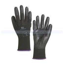 Kimberly-Clark PU Handschuhe KC KLEENGUARD G40 Gr. 10 Schwarz Polyurethanbeschichtete Handschuhe