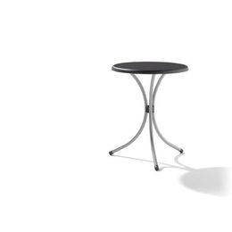 SIEGER Bistro-Tisch Stahl Graphit /Stahl