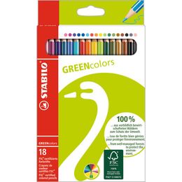 Buntstift Stabilo® GREENcolors 18er-Pack