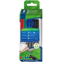 Staedtler Universalstifte LUMOCOLOR PERMANENT 6er Set